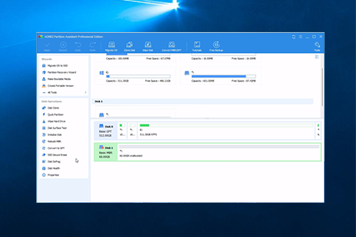 Thank you for installing AOMEI Partition Assistant