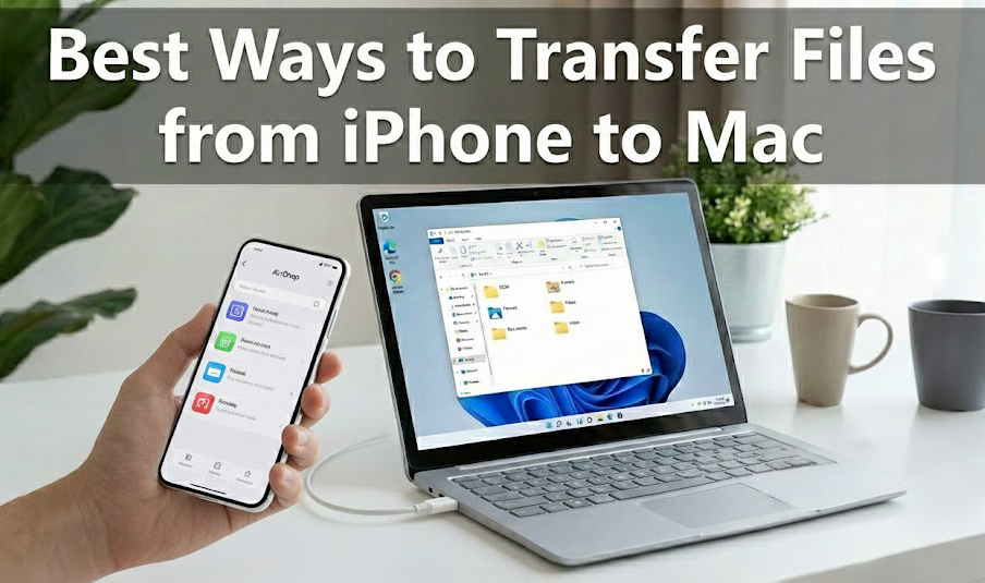 7 Best Ways to Transfer Files from iPhone to Mac in 2026